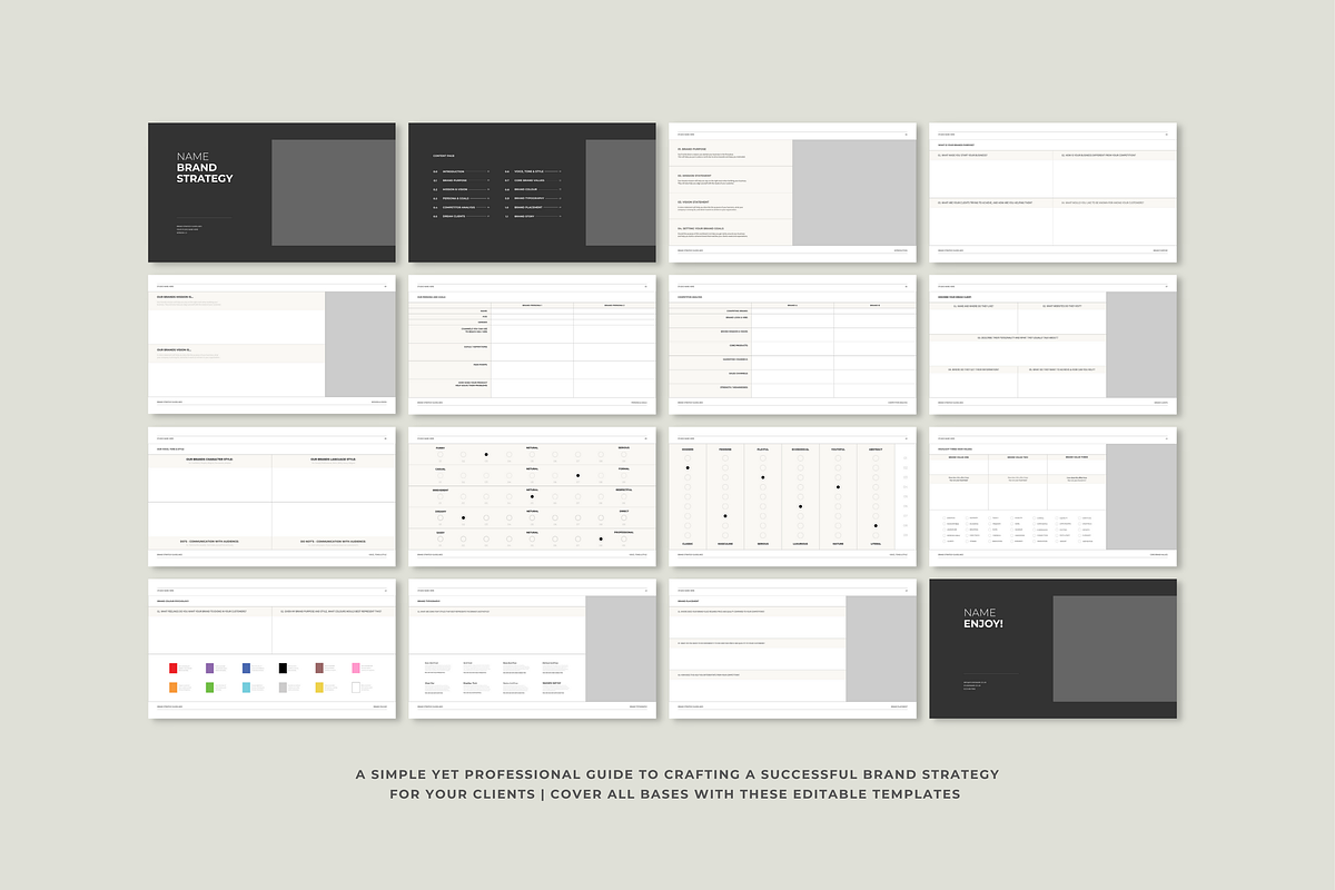 Brand Strategy Workbook Template