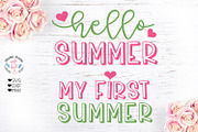 Hello Summer - My first Summer, an Illustration by Graphic House Design P.C