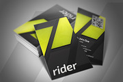 Rider Business Cards, a Business Card Template by Rafael Oliveira