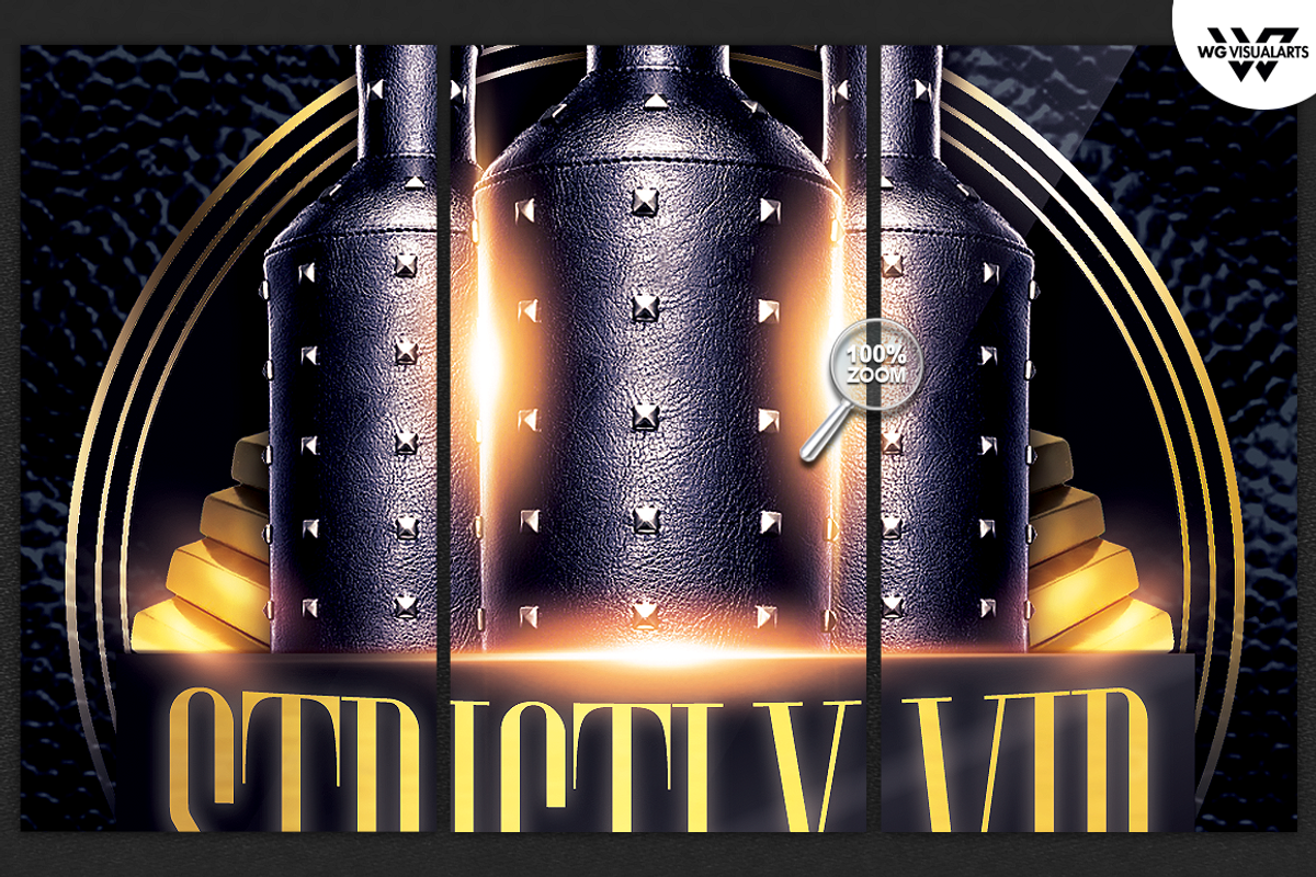 LUXURY VIP Flyer Template, a Flyer Template by WG DESIGN