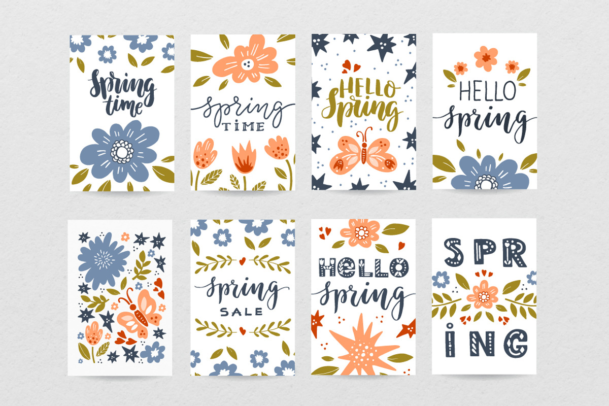 Spring - floral blossom collection, an Object Graphic by DariSmartArt