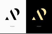 Monogram icon logo AP, a Branding & Logo Template by idesign_4u