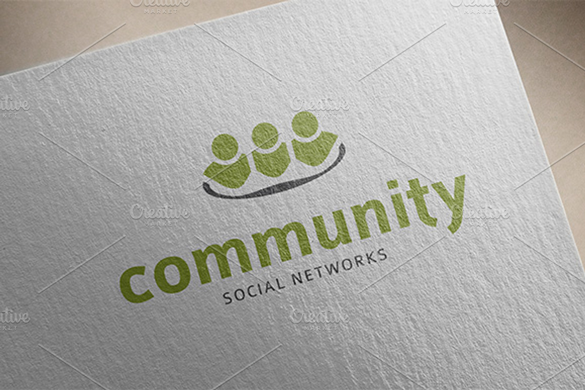 Community - Social Networks - Logo, a Branding & Logo Template by artnook