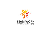 Team Work Logo Template, a Branding & Logo Template by Logo20