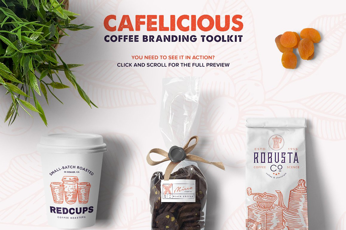Cafelicious - Coffee Logo Kit, a Branding & Logo Template by ...