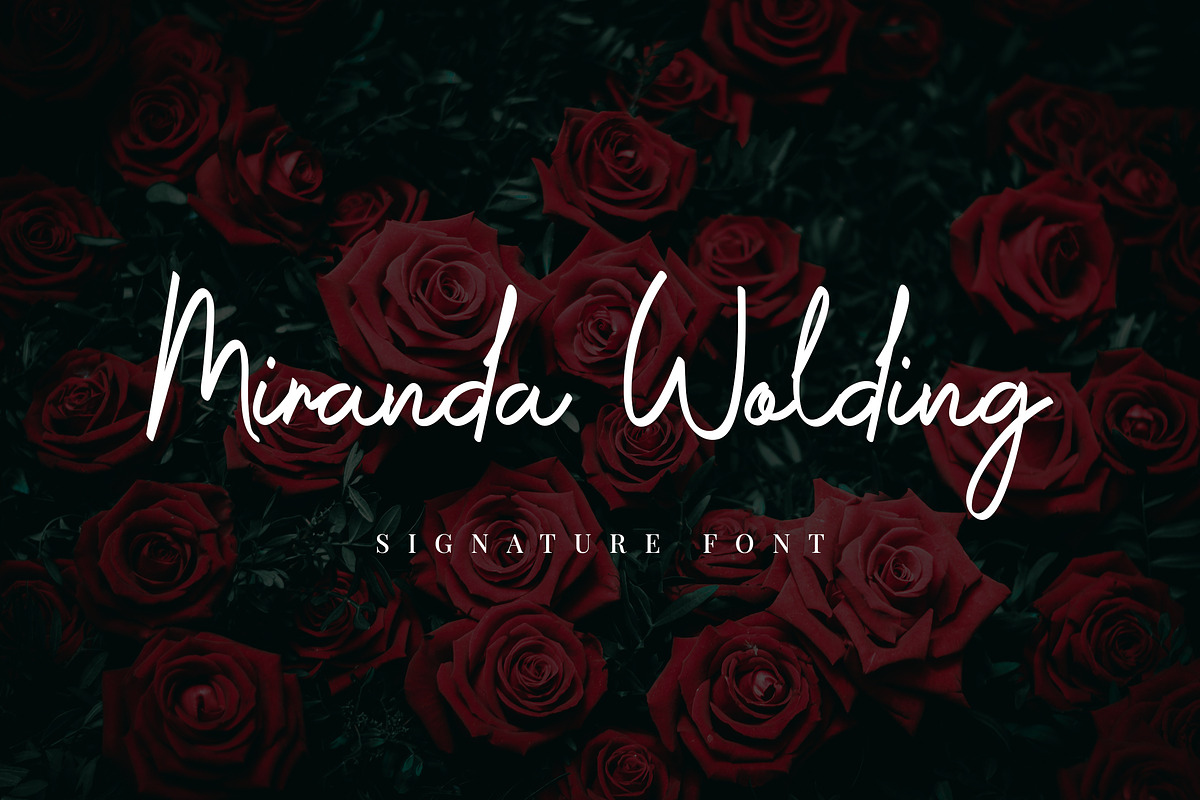 Miranda Wolding Handwritten Script