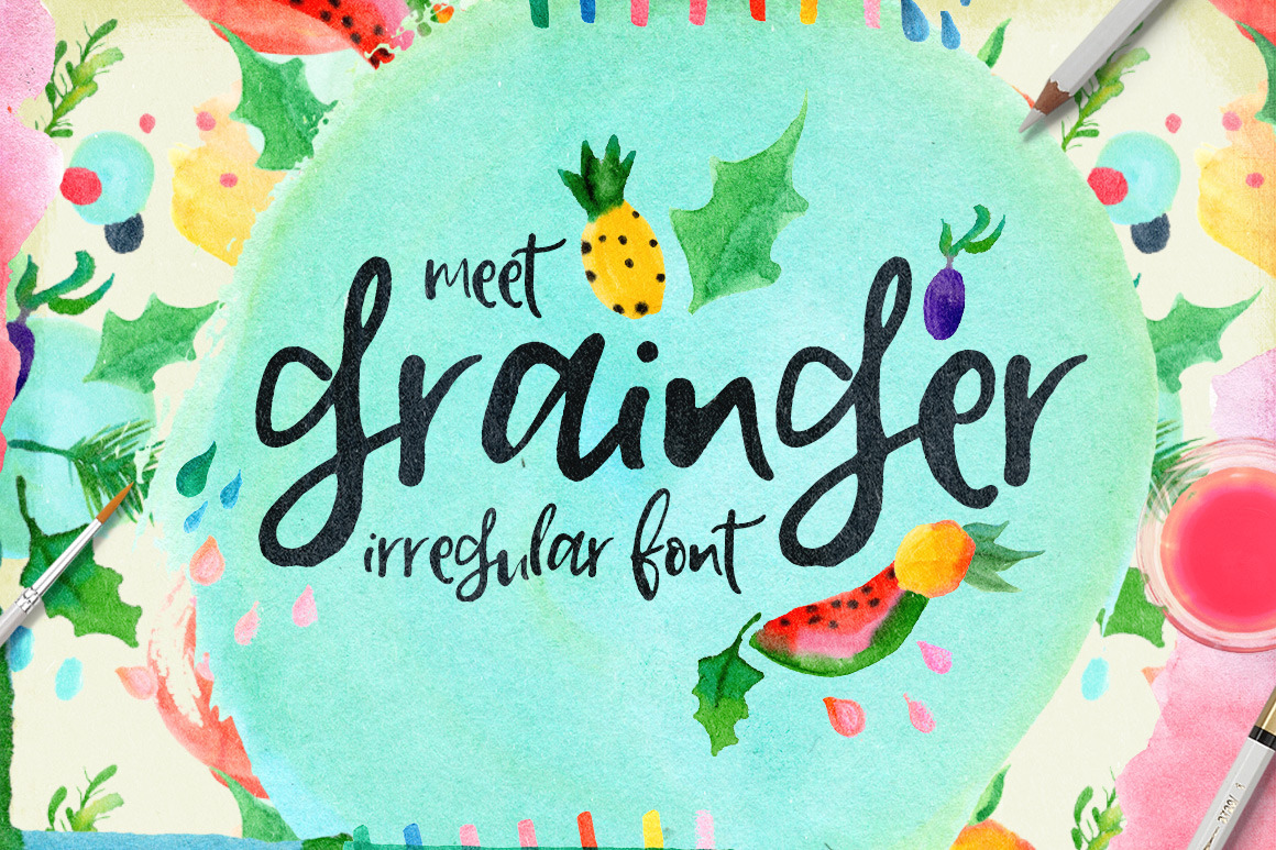Grainger Script Font, a Script Font by Creativeqube Design