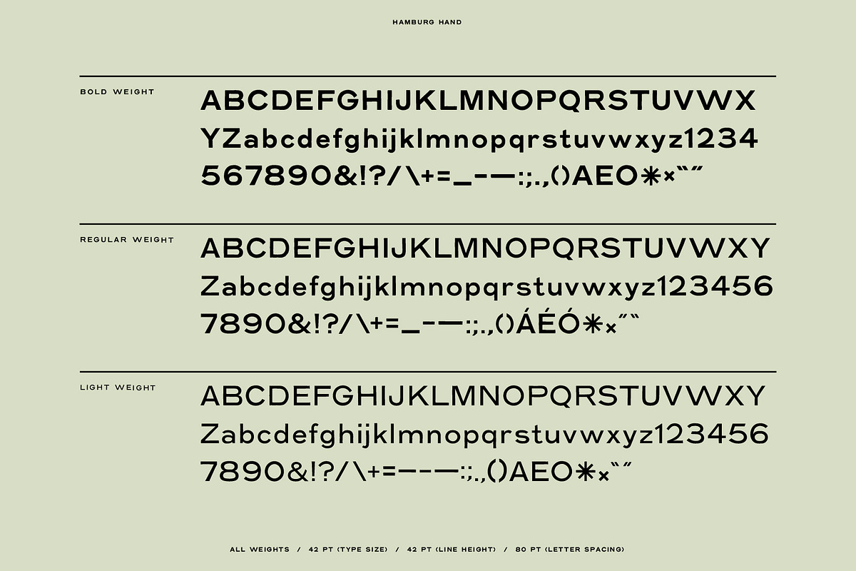 Hamburg Hand - A Hand-Drawn Font, a Sans Serif Font by Bnick