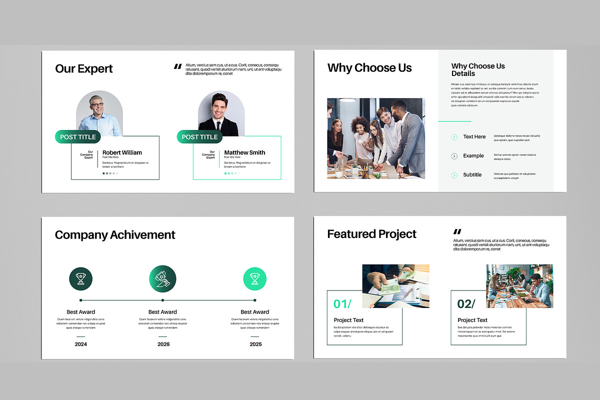 Company Profile Presentation Design