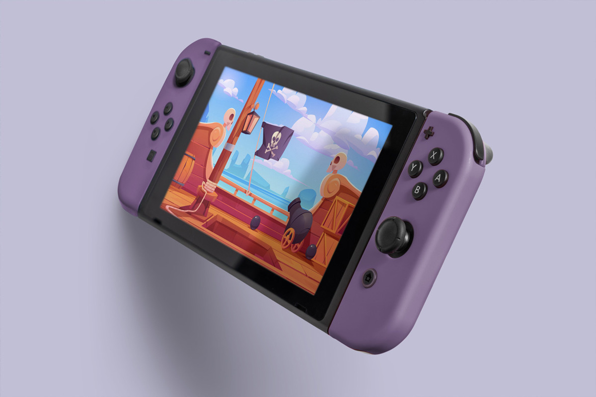 8 Switch Console Mockups, a Device Mockup by h3design