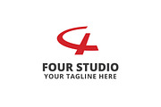 Four Studio Logo Template, a Branding & Logo Template by Logo20