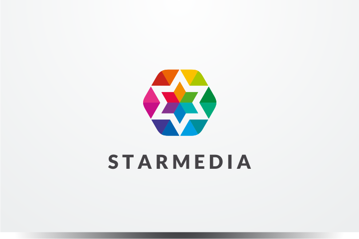 Star Media Logo, a Branding & Logo Template by yopie