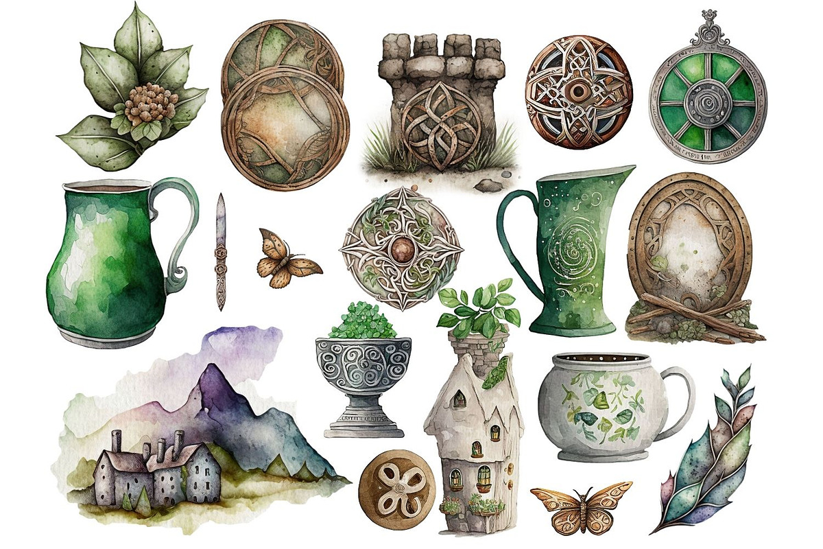 Celtic Journey Clipart Collection, a Graphic by JBArt Clipart | Creative Market