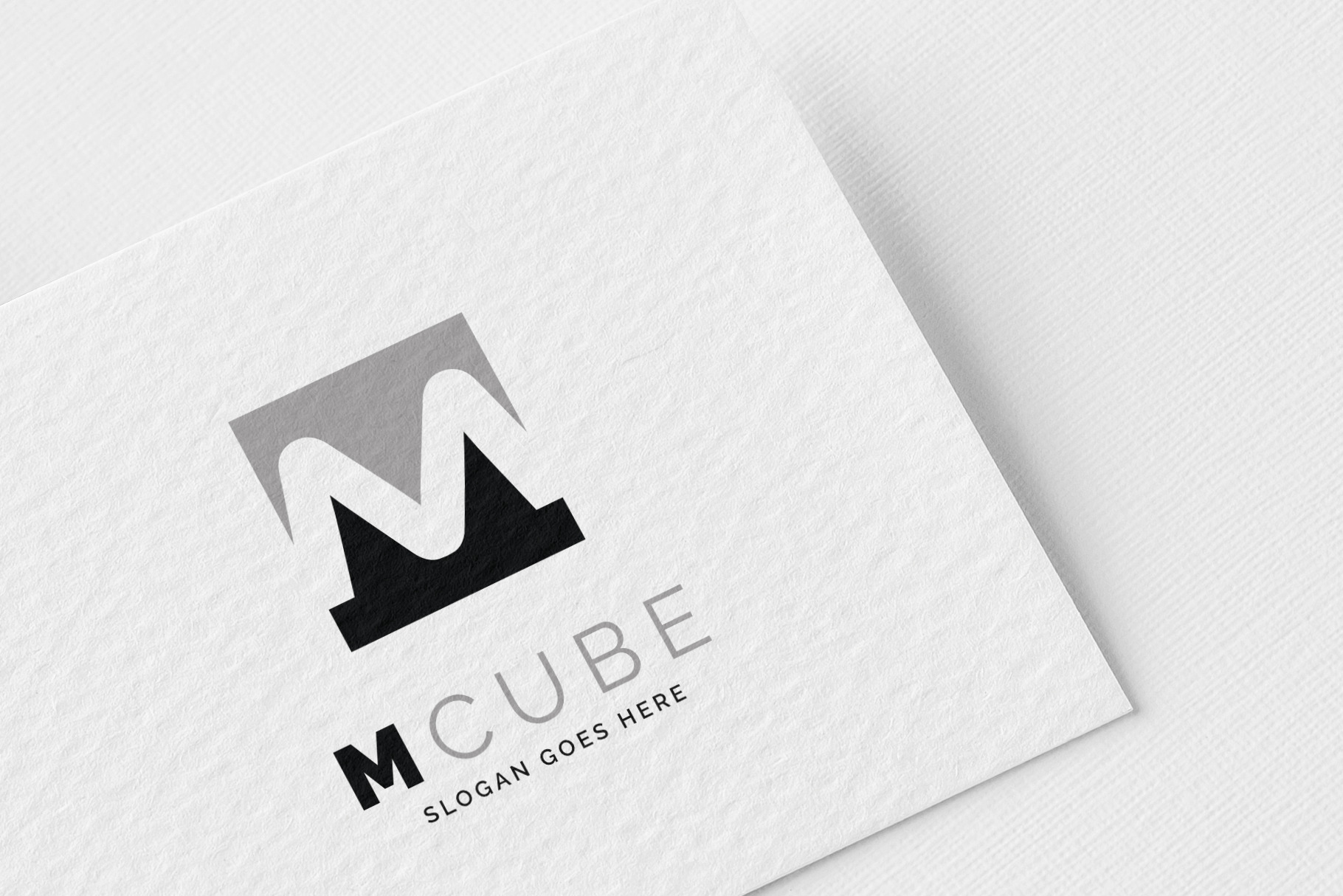 Initial Letter M Cube Logo Template, a Branding & Logo Template by ...