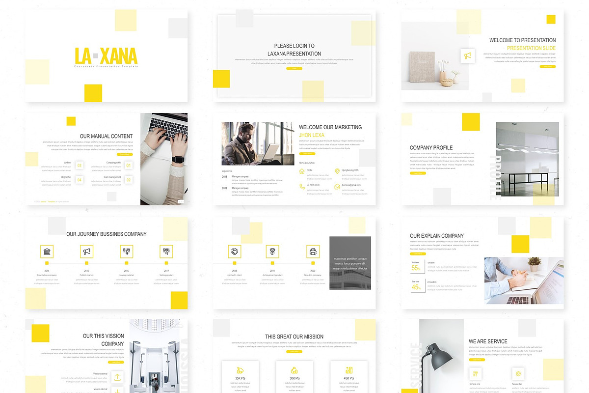 Laxana - Powerpoint Template, a Presentation Template by inspirasign