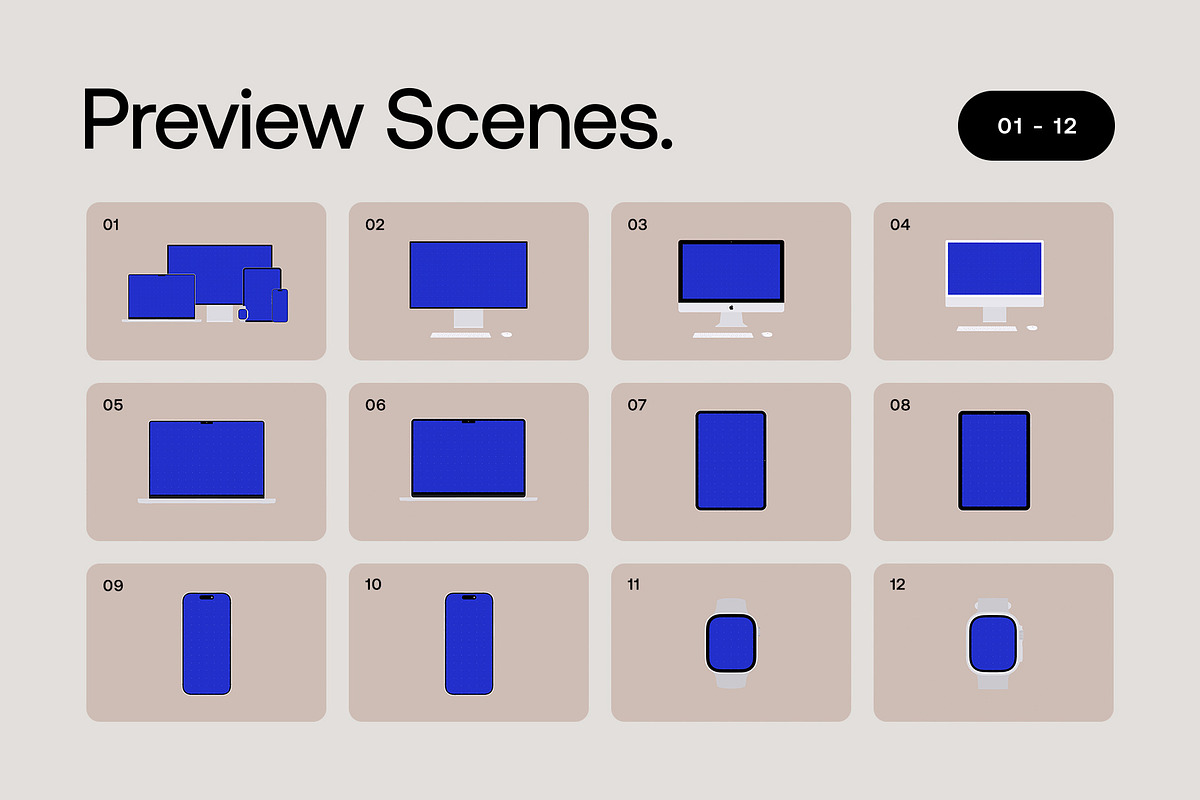 12 Vector Devices Mockup - 2026