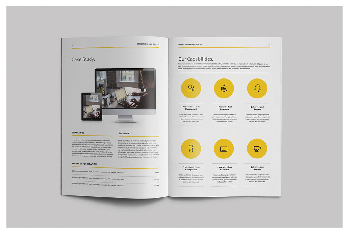 Project Proposal, a Stationery Template by Occy Design