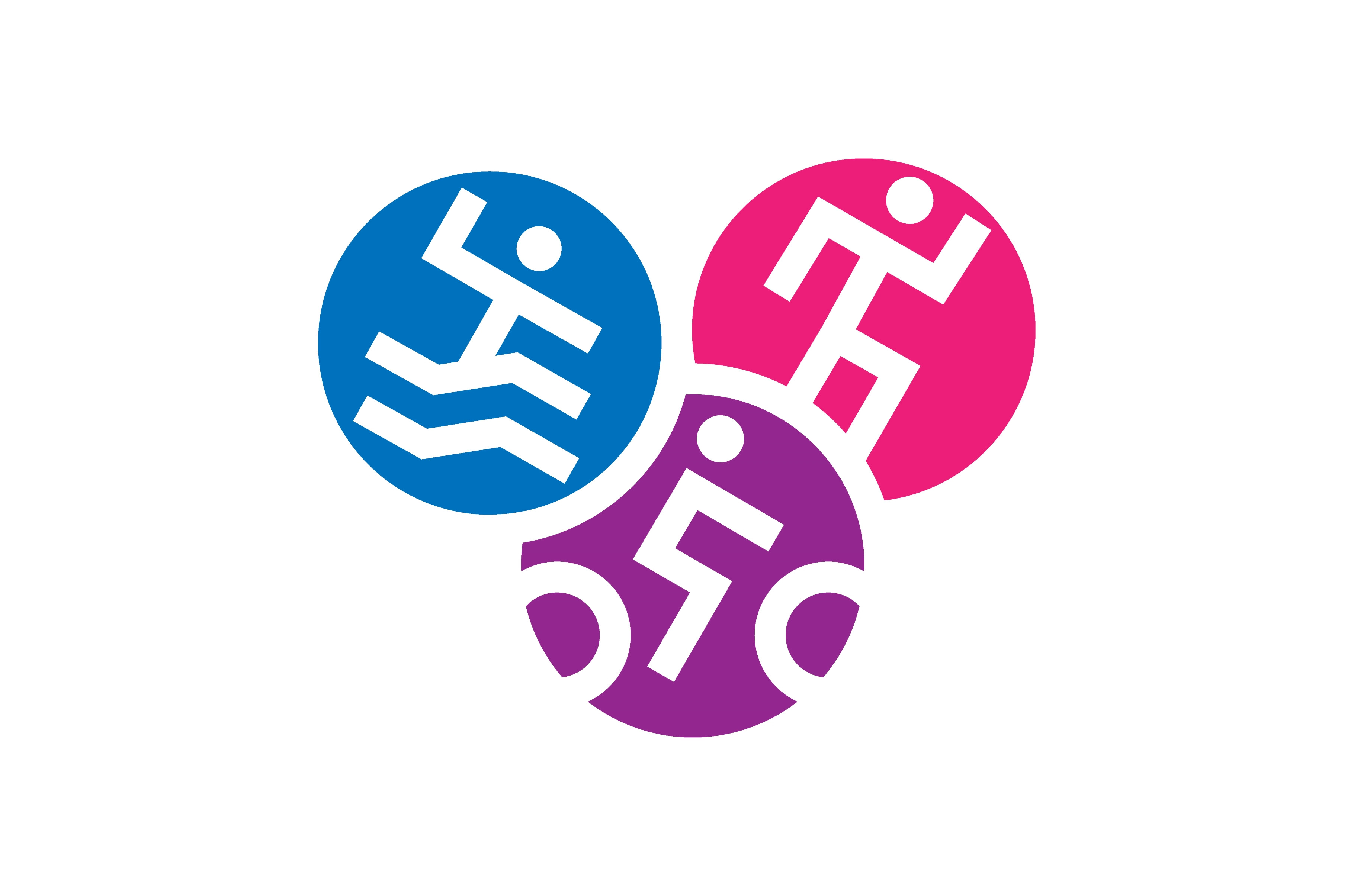 Triathlon logo design template, a Healthcare Illustration by GraphiShop ...