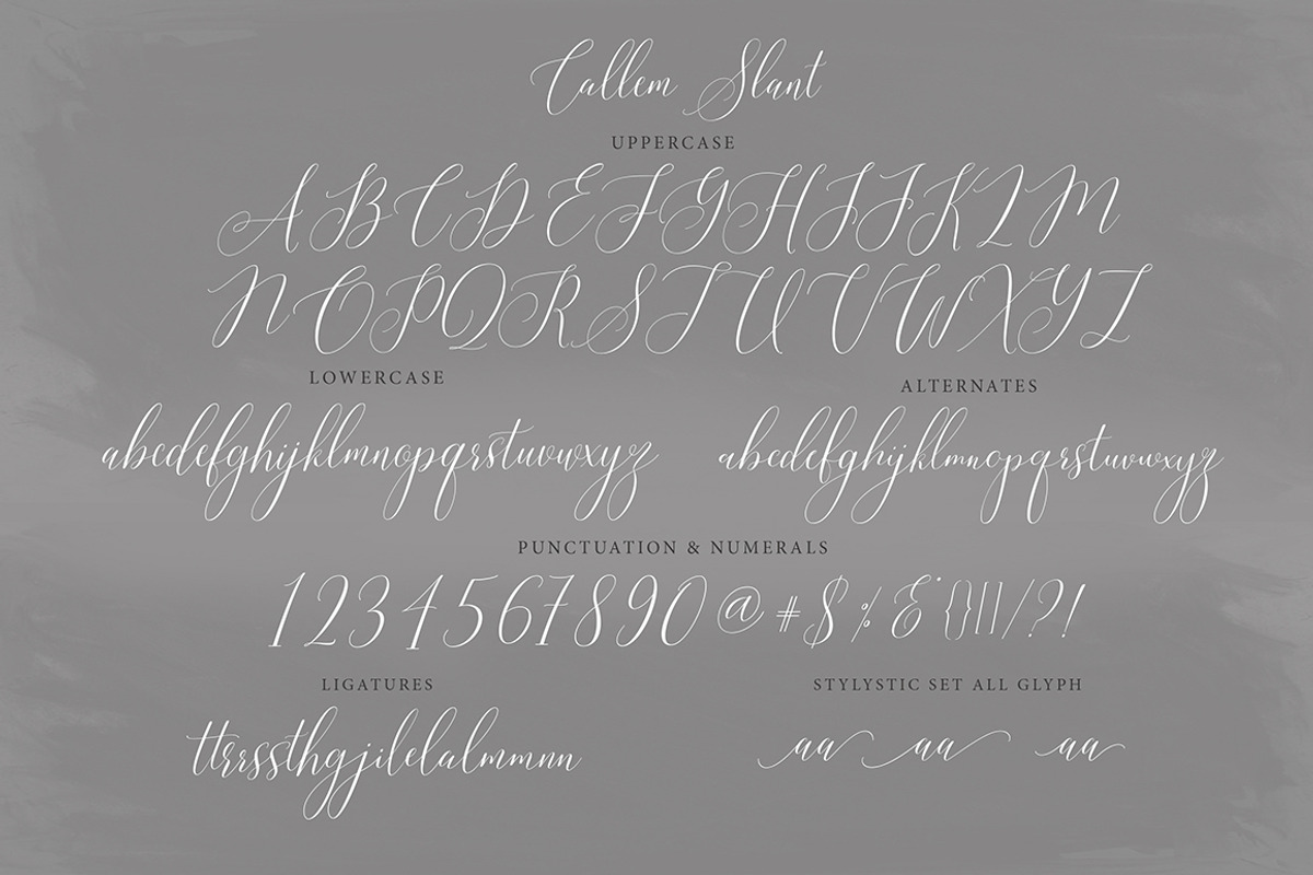 Callem, a Script Font by Genesis Lab