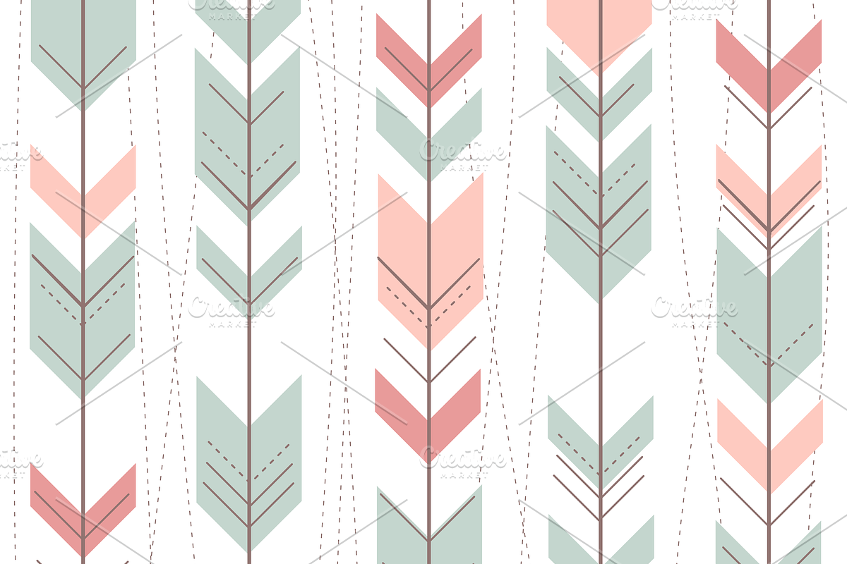 12 Tribal Digital Scrapbook Papers, a Pattern Graphic by GraphicMarket