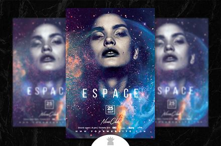 NEON Flyer Template | Flyer Templates ~ Creative Market