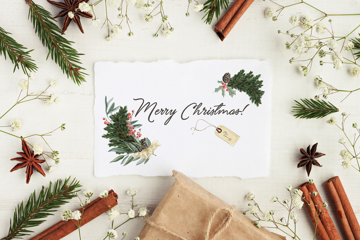 Classic Christmas Graphic Set, an Illustration by Ink + Eye