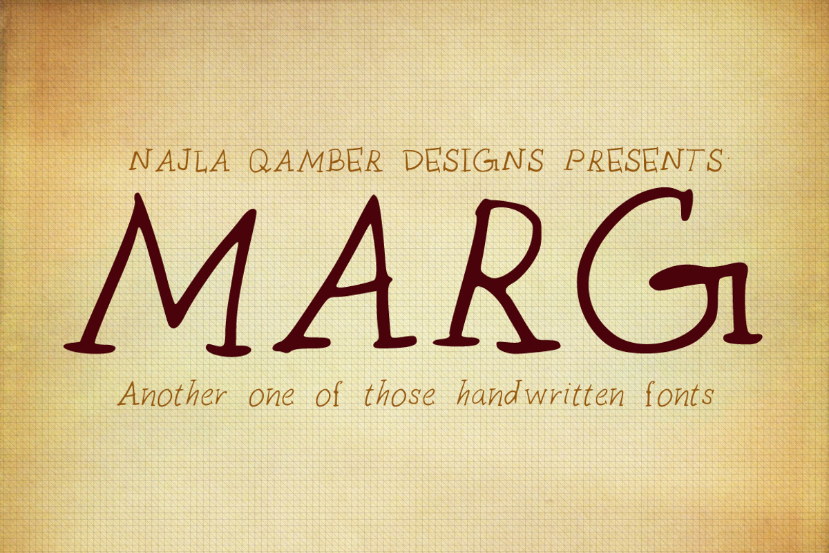 MARG, a Serif Font by Qamber Designs & Media