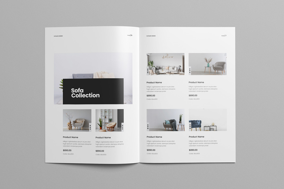 Catalog Brochure Template, a Brochure Template by Pixelpick