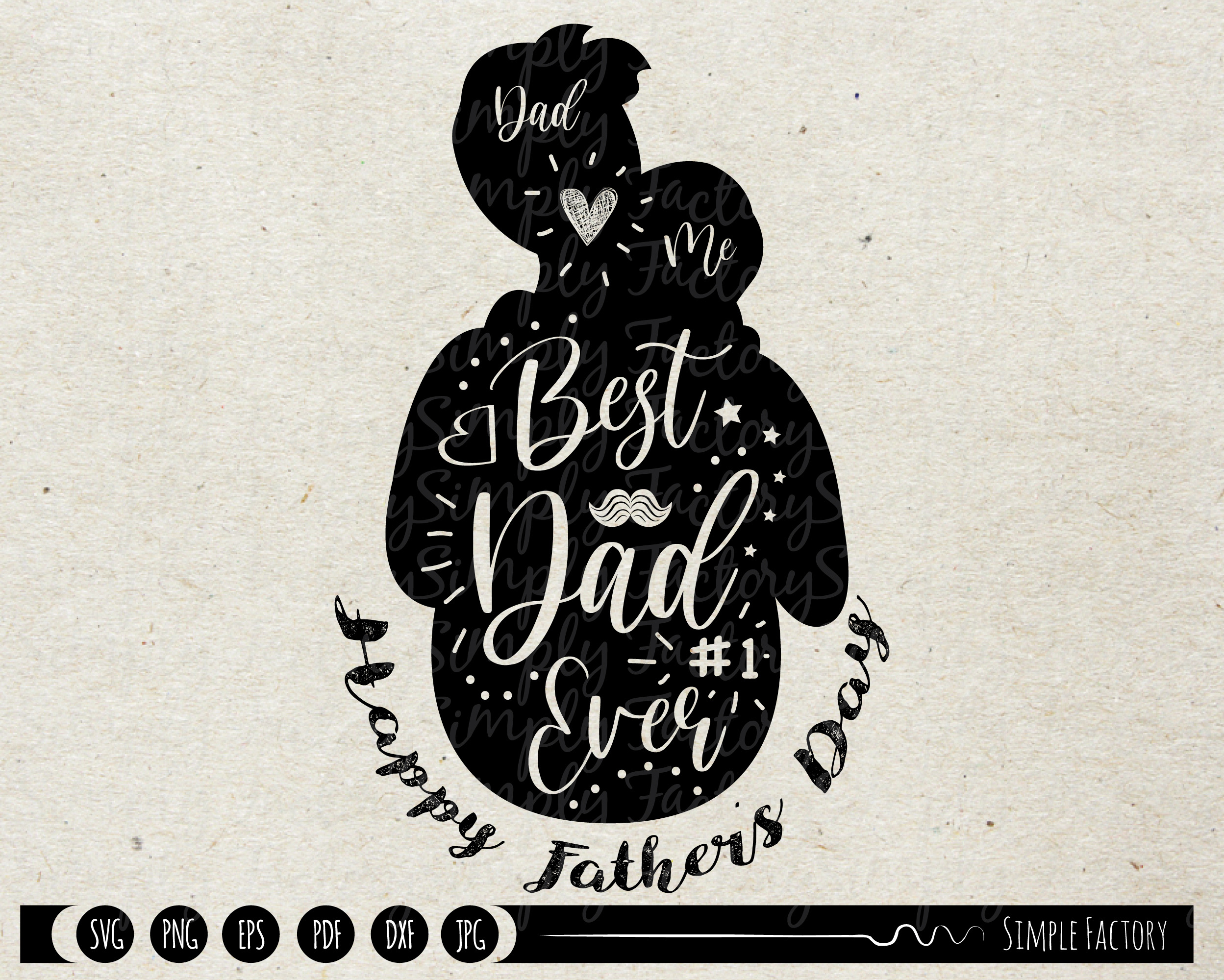 Happy Father's Day Design, an Illustration by Simply Factory