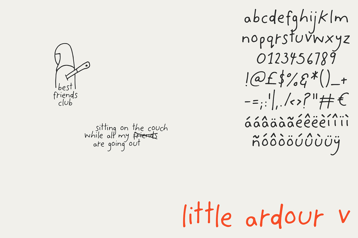 Little Ardour Font Family