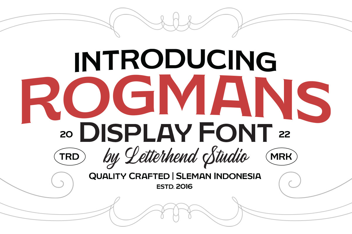 Rogman - Display Font, a Font by Letterhend Studio