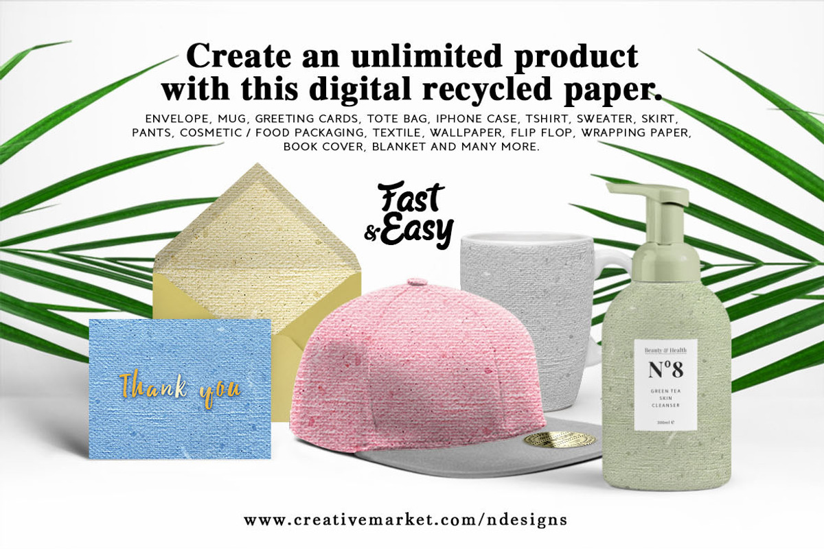 Recycled Paper, a Texture Graphic by NDesigns