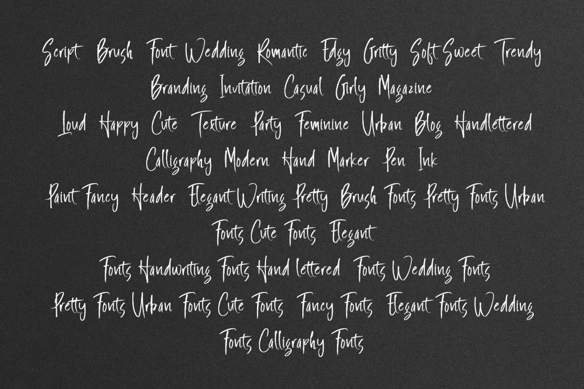 Fonts Trio, a Script Font by artisans