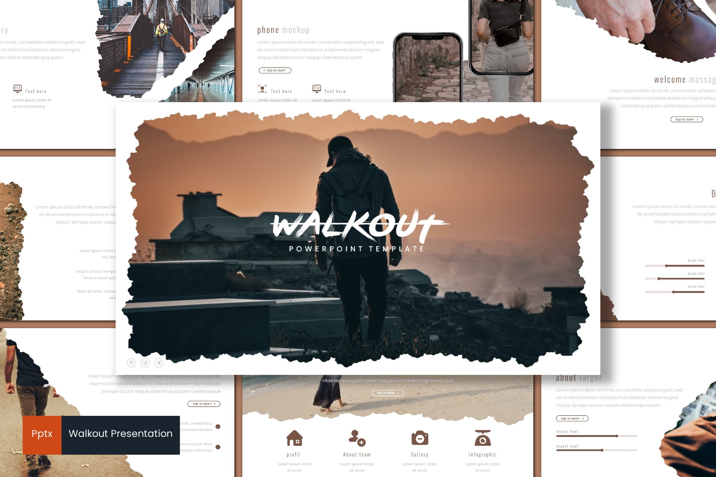Walkout - Powerpoint Template, a Presentation Template by inspirasign
