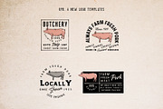 24 FARM FRESH Logos & Badges, a Branding & Logo Template by Roman Paslavsky