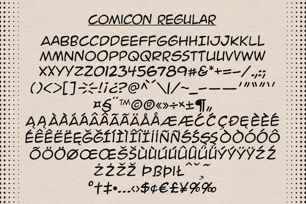 Comicon | Comic Type Pack!, a Sans Serif Font by StudioWorks