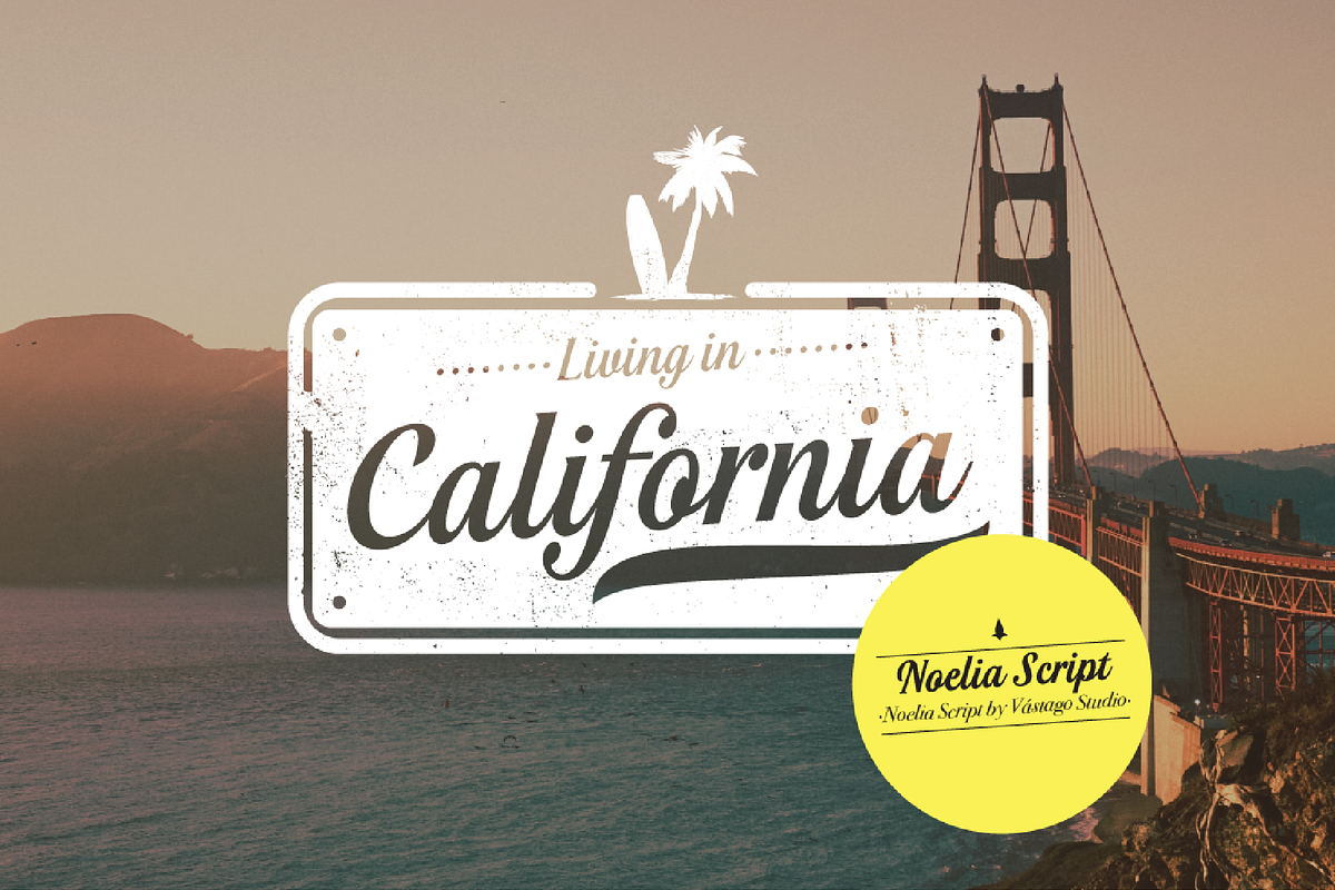 Noelia Script Pro, a Script Font by Vastago Studio