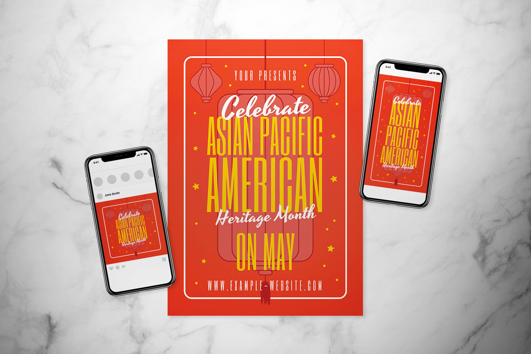 AsianPacific American Heritage Month, a Flyer Template by The Good Store