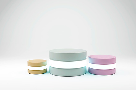 Podium abstract scene., an Abstract Photo by Liudmyla Matviiets