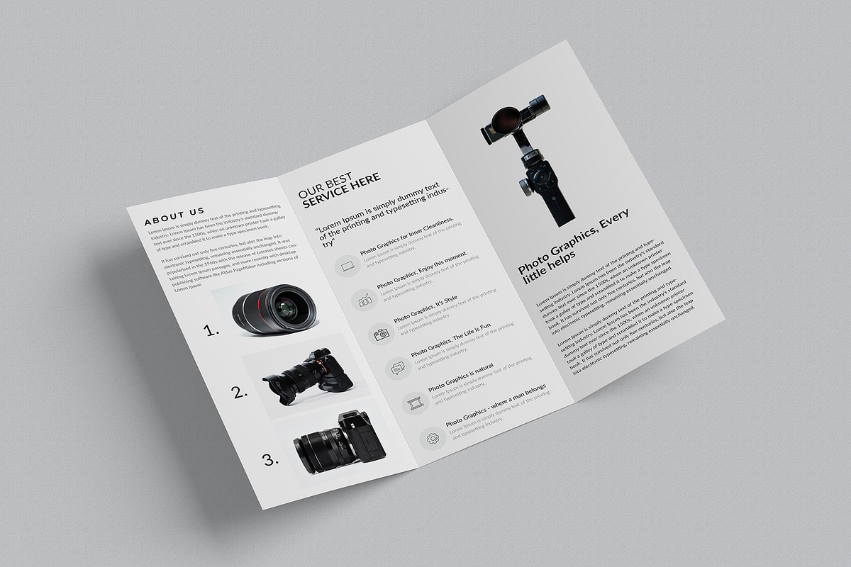 Photography TriFold Brochure, a Brochure Template by Amit Debnath