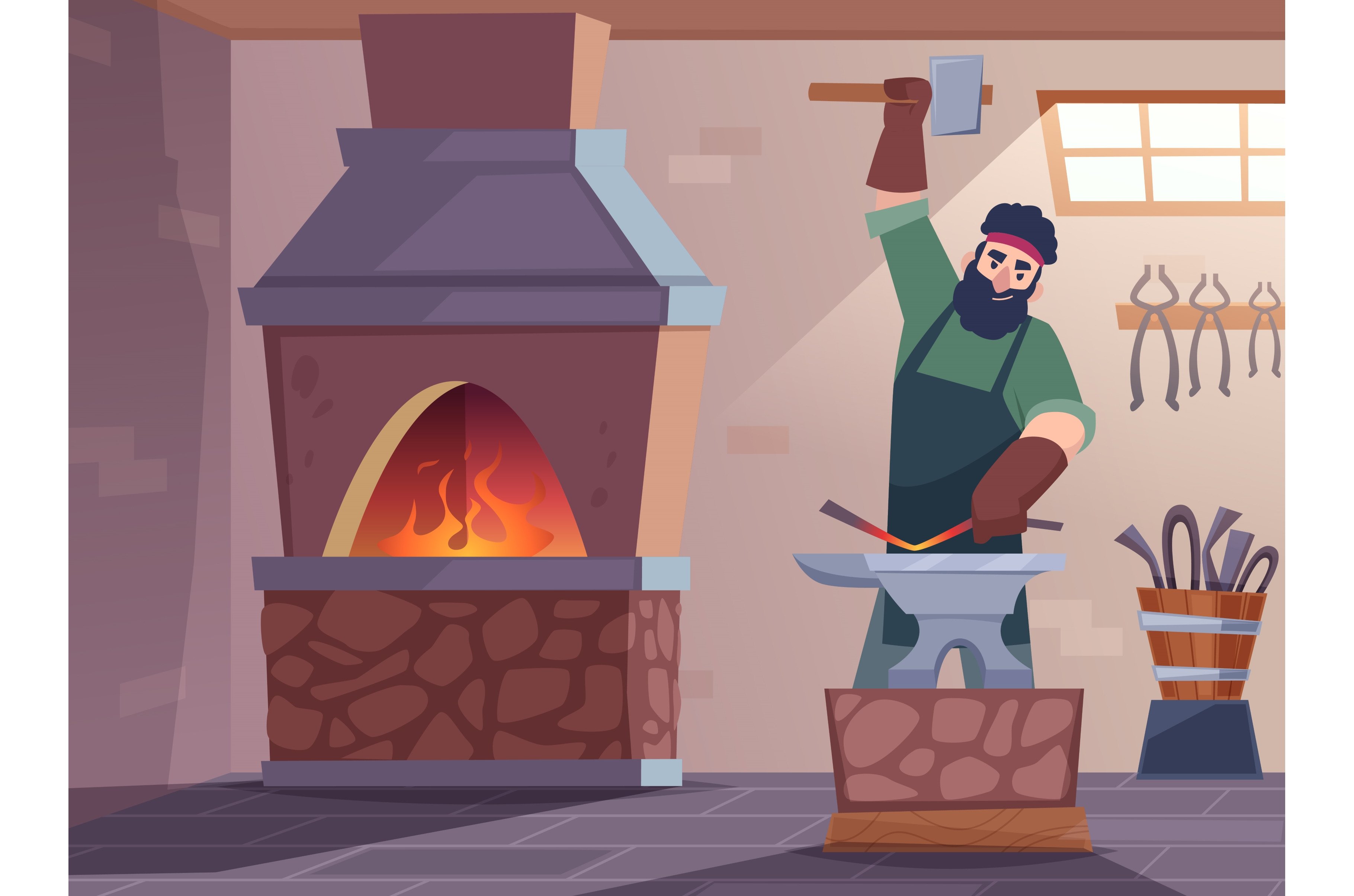 Foundry workshop background, a Background Graphic by Onyx