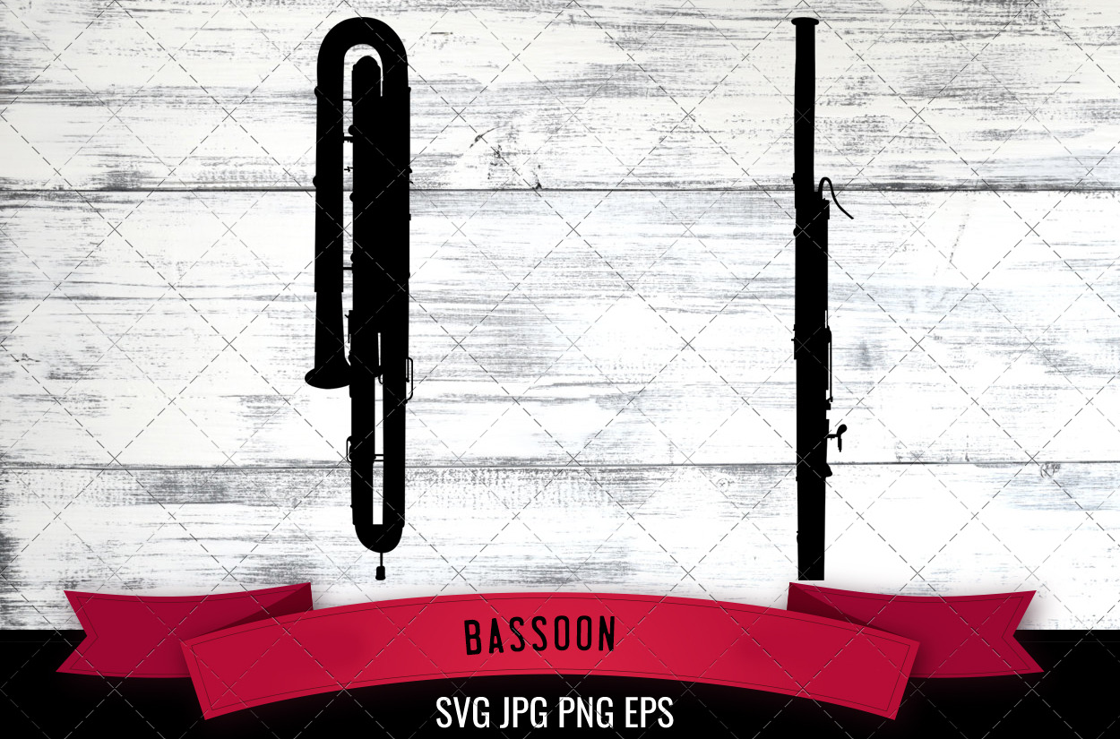 Bassoon SVG, Musical Instrument SVG, an Object Graphic by The ...
