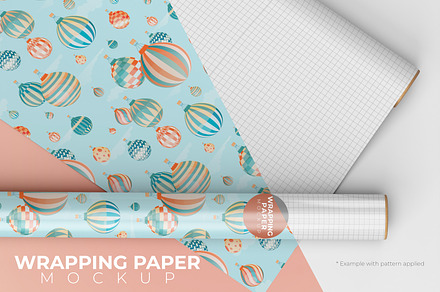 Rolled Wrapping Papel Mockup, a Mockup by McLittle Stock