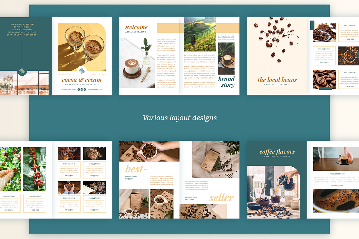 Product Catalog, a Magazine Template by Creatif Foundry