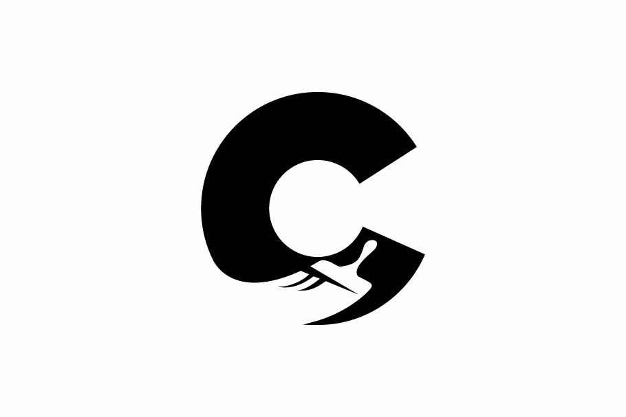letter c paint logo, a Branding & Logo Template by Akdesain | Creative ...