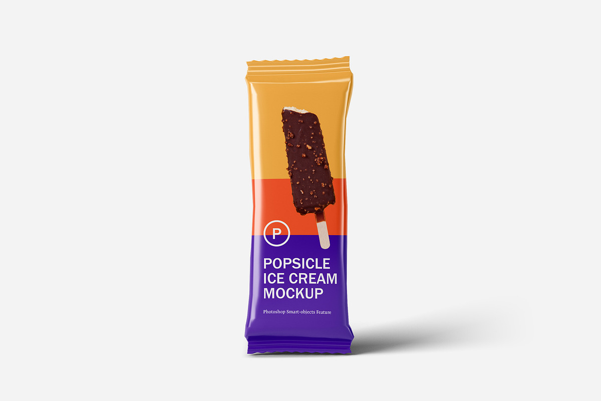 Popsicle Ice Cream Mockups, a Packaging Mockup by artimasa