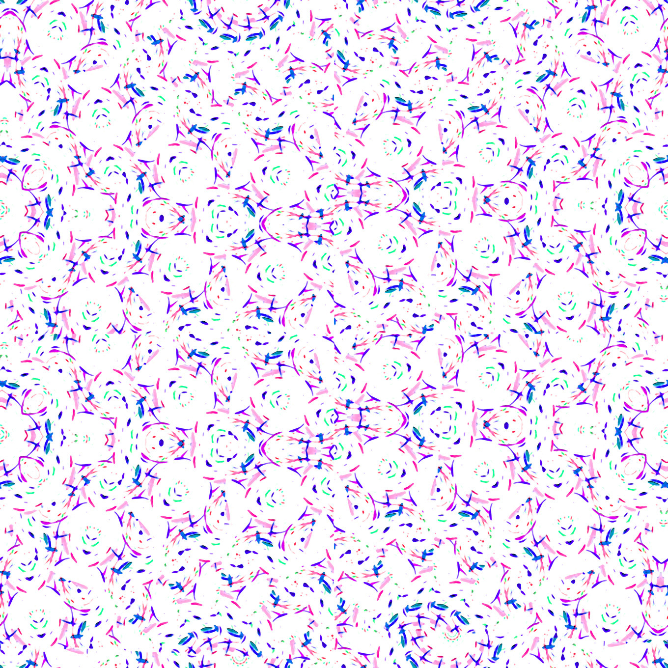 Multicolored Bright Intricate Seamless Pattern, a Pattern Graphic by ...