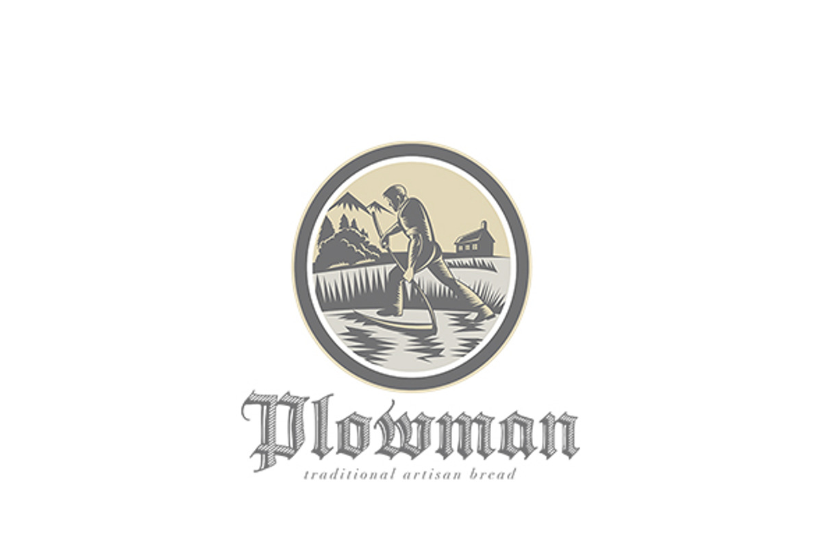 Plowman Traditional Artisan Bread Lo, a Branding & Logo Template by ...