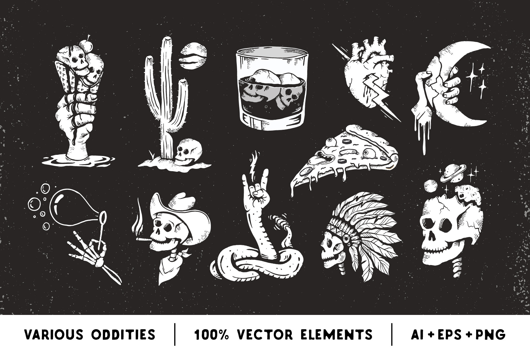 Skulls, Souls, and other Oddities, an Illustration by Chad Alan Steinborn