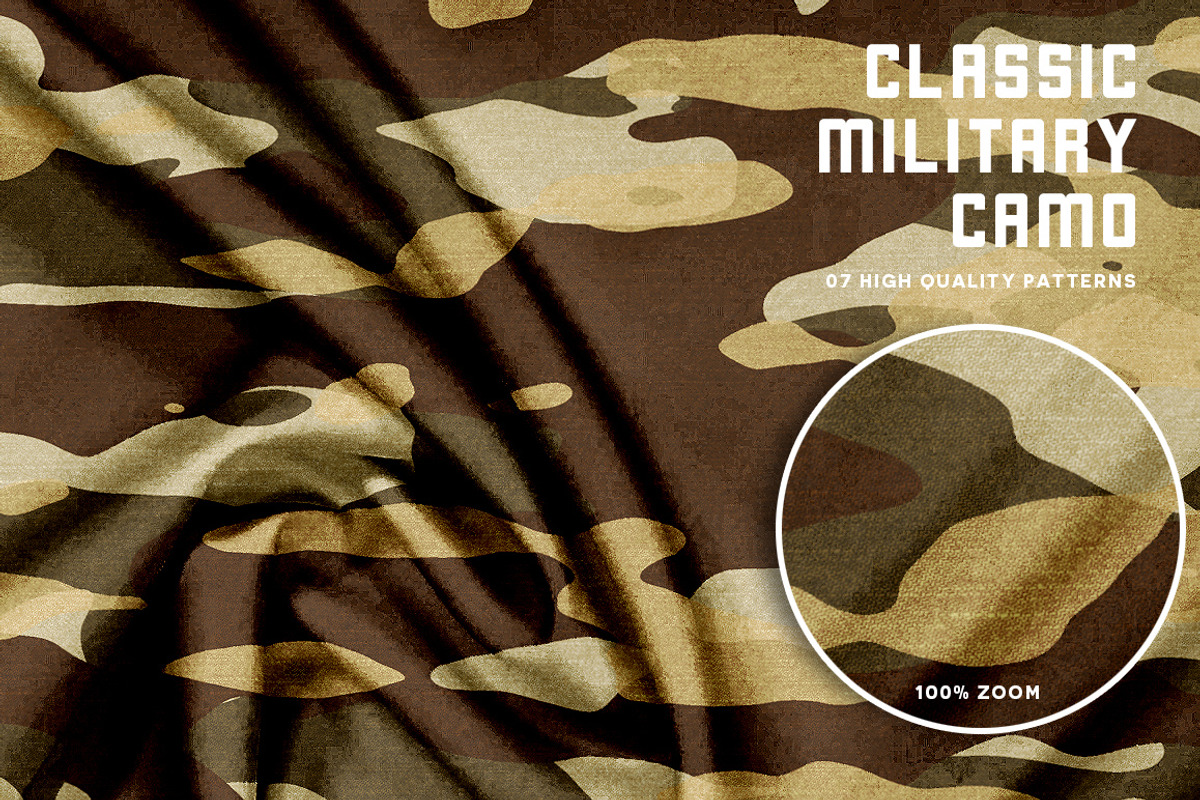 Classic Military Camo - Texturized, a Pattern Graphic by Digital Art ...